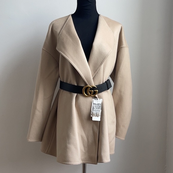 Uniqlo | Jackets & Coats | Uniqlo Double Face Oversized Short Camel ...